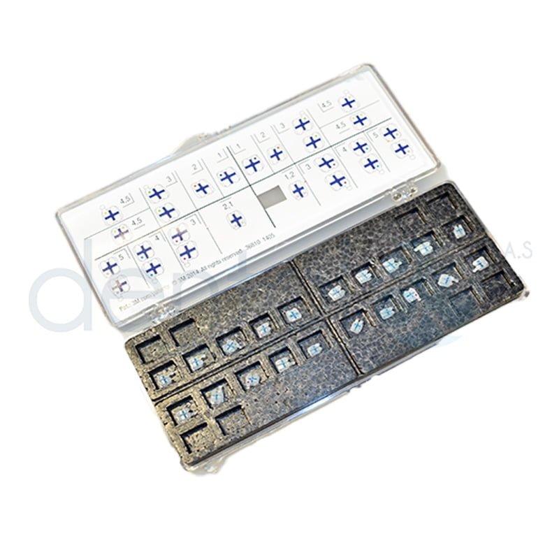 BRACKET CLARITY ADVANCED 5X5 SLOT .22 MBT - Dental83