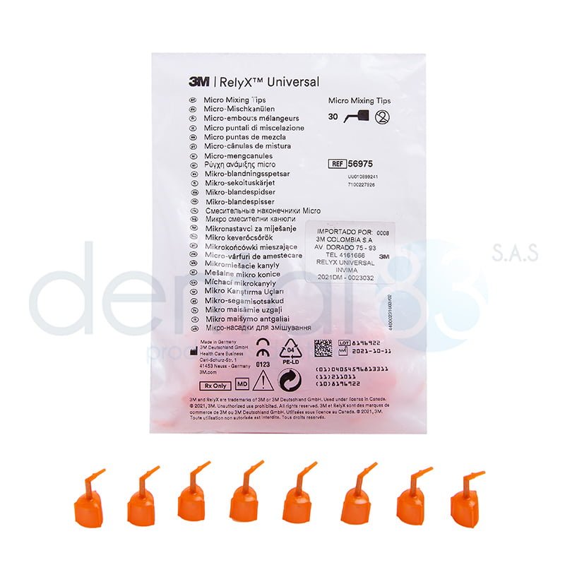 PUNTAS RELYX UNIVERSAL MICRO MIXING TIPS PAQ X 30 UND - Dental83