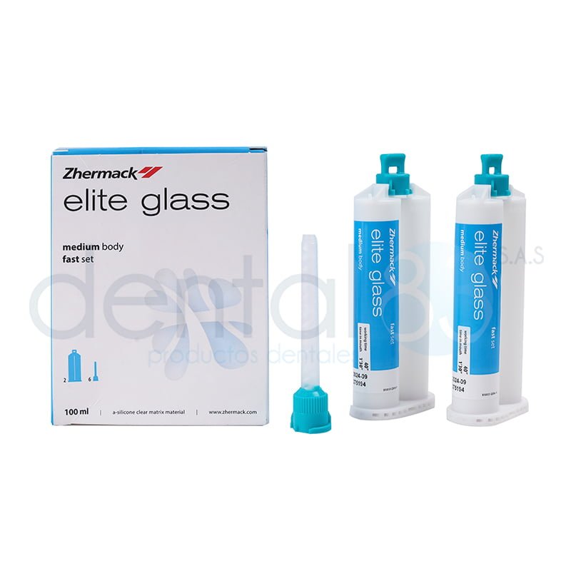 SILICONA TRANSPARENTE ELITE GLASS ZHERMACK - Dental83