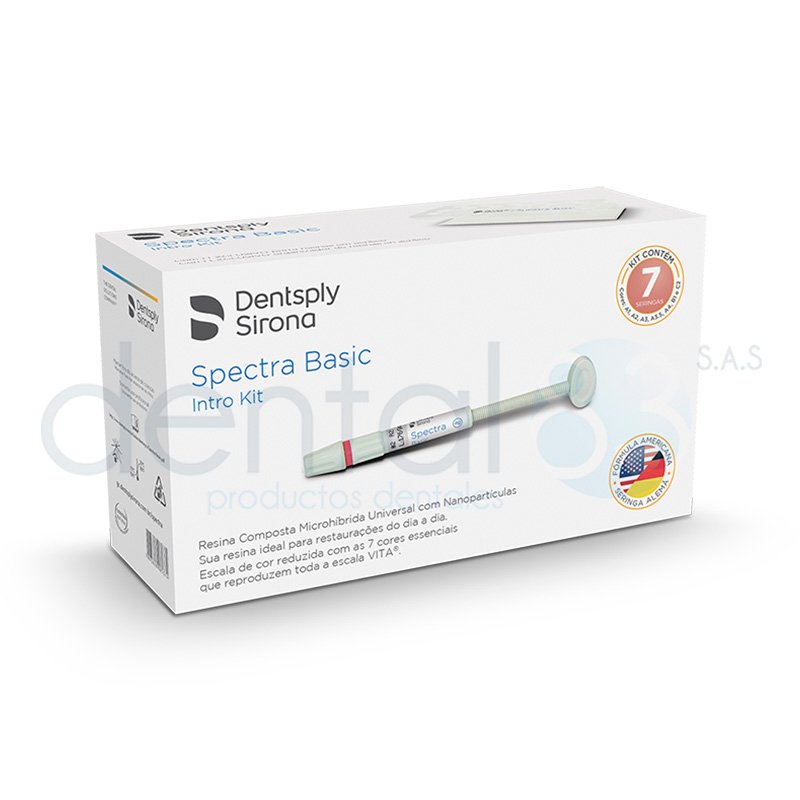 RESINA SPECTRA BASIC KIT X 7 JGA X 4 GR - Dental83