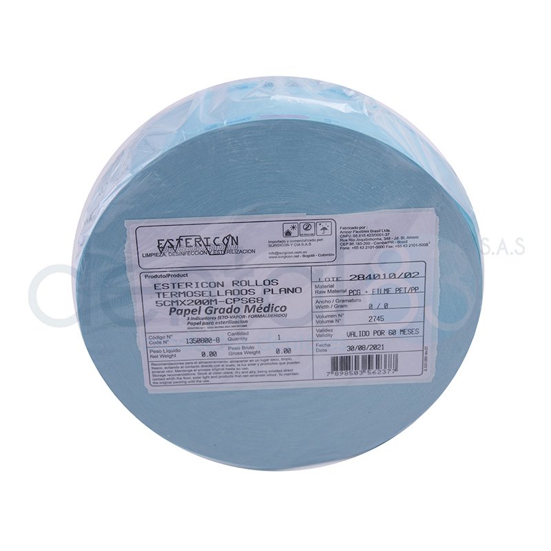 ROLLO BOLSA ESTERILIZAR 5 CM X 200 MT - Dental83
