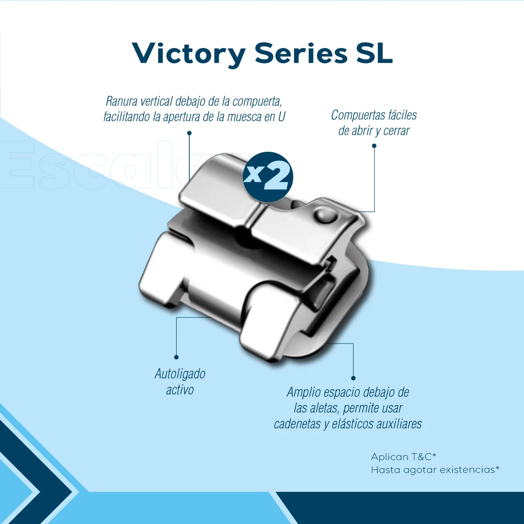 BRACKET VICTORY SL ROTH 5X5 - Dental83